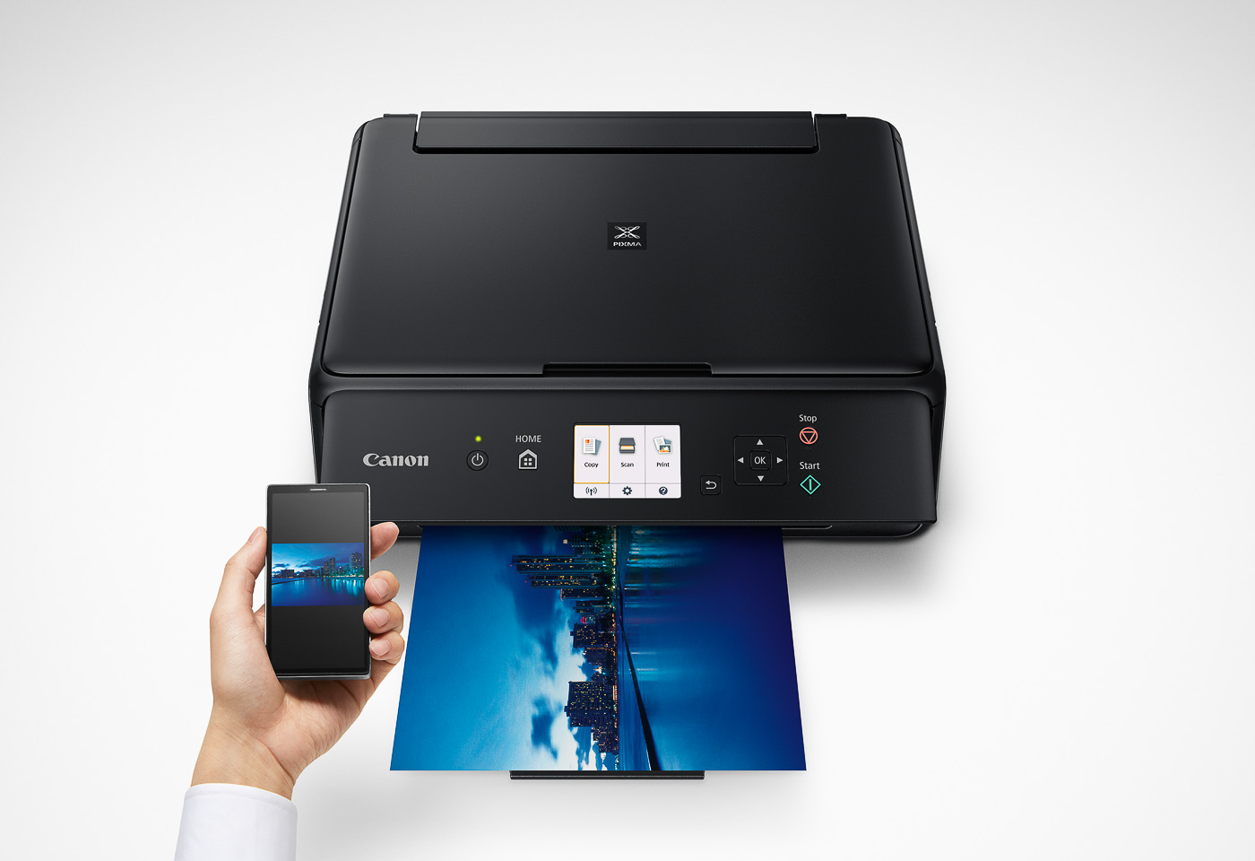 CANON PIXMA TS6060 A4 COLOUR MFP INKJET PRINTER / 10-15PPM / COPY SCAN ...