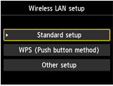 Wireless LAN connection of your printer to an access point | Canon ...