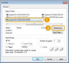 Printing a Document Secured by a PIN (Secure Print) | Canon Australia